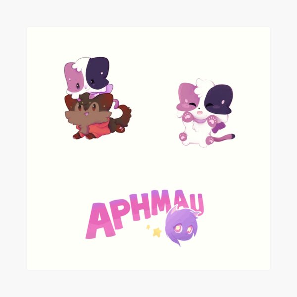 "Aphmau - Cute Aphmau Plushies Sticker Pack" Art Print for Sale by ...