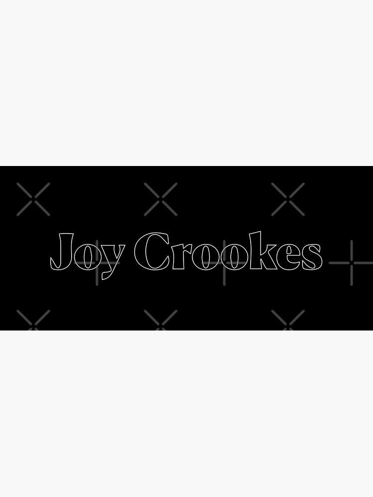 "Joy Crookes Outline Logo White" Poster for Sale by Novaque | Redbubble