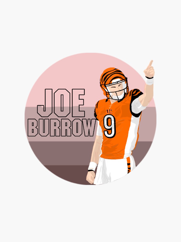 "joe burrow" Sticker for Sale by Number6969 | Redbubble