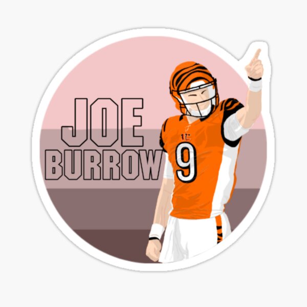 "joe burrow" Sticker for Sale by Number6969 | Redbubble
