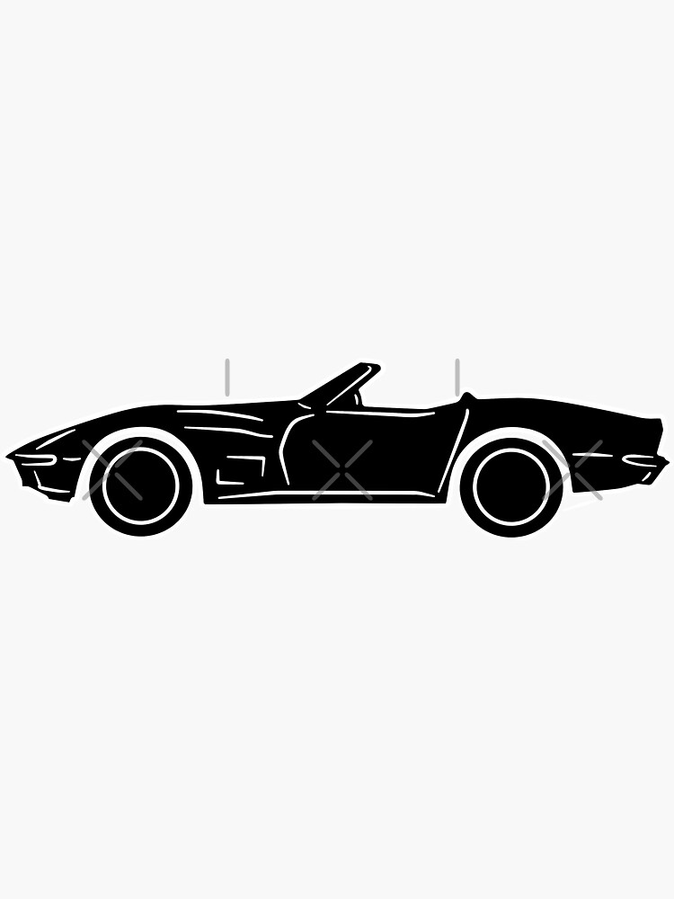 "Corvette C3" Sticker by AutoClub | Redbubble