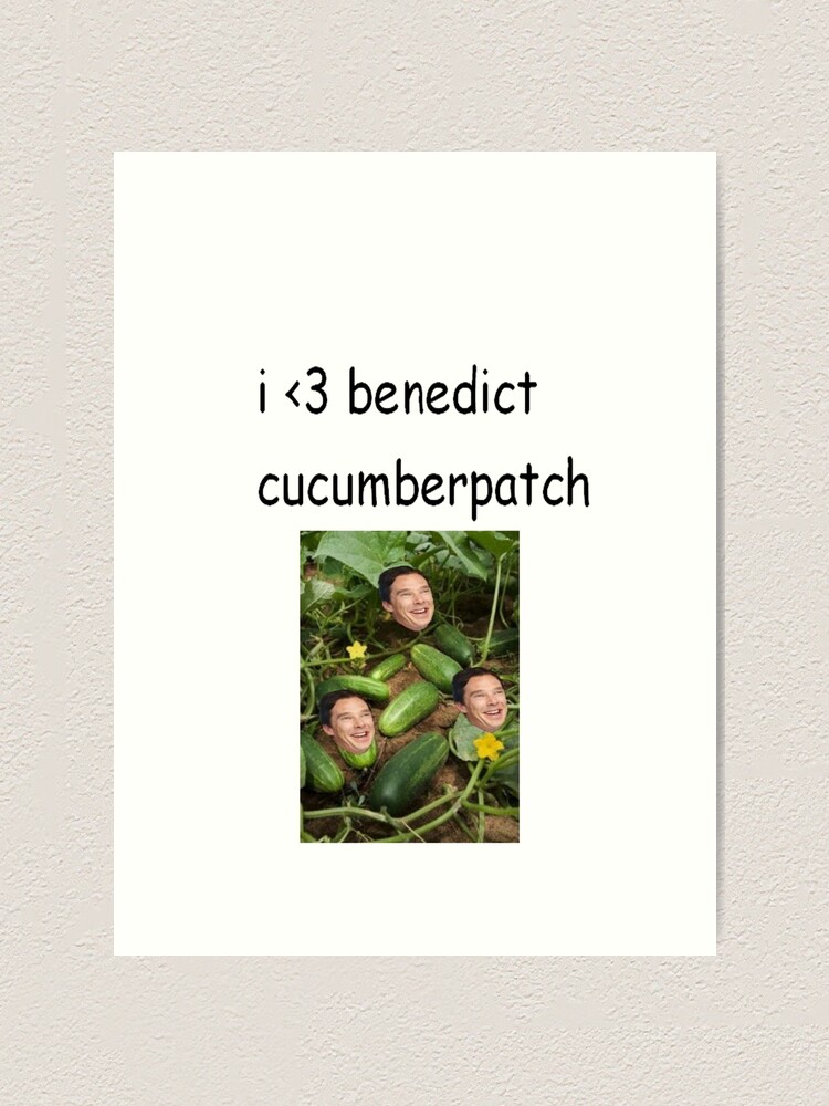"benedict cucumberpatch" Art Print for Sale by mythicalsm0sh | Redbubble