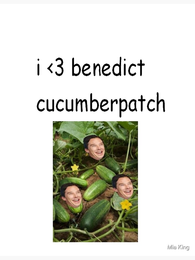 "benedict cucumberpatch" Art Print for Sale by mythicalsm0sh | Redbubble