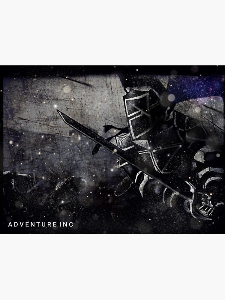 "Adventure Inc Dark Knight Logo" Sticker by CorvosMedia | Redbubble