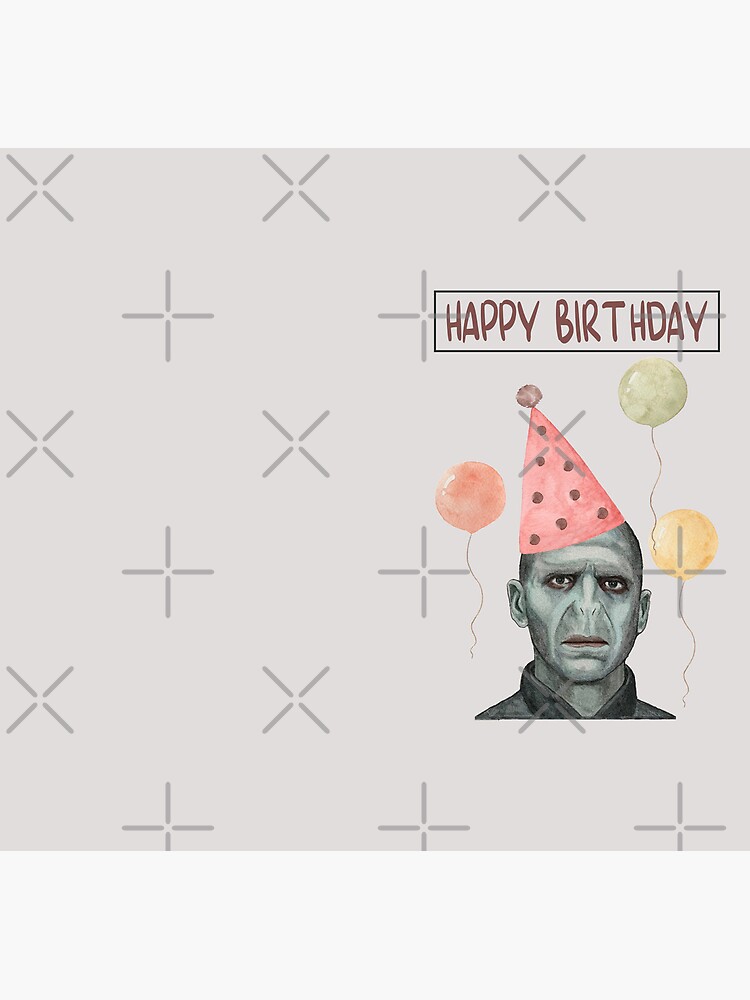 "oldermort Birthday card,Oldermort Birthday,Funny Oldermort Card ...