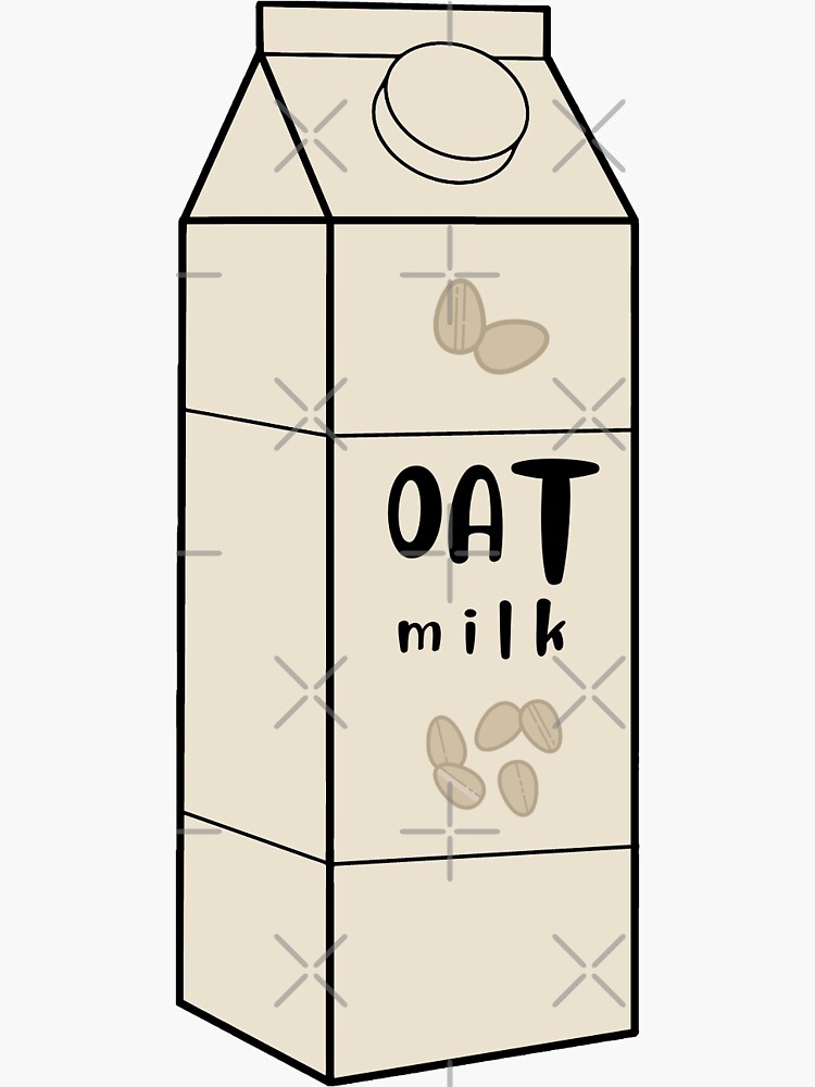 "oat milk" Sticker by ktvandy | Redbubble