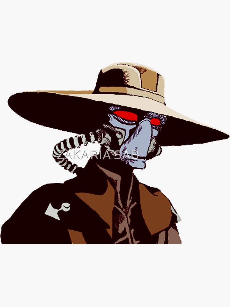"Cad bane character" Sticker by ZAKARIASAB | Redbubble