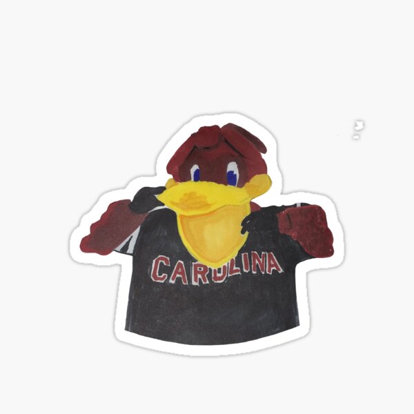 "UofSC Cocky Mascot " Sticker by elisabethhhope | Redbubble