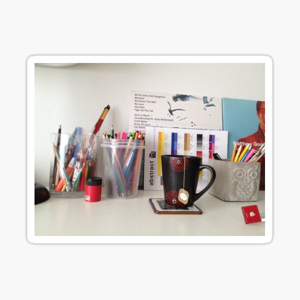 "Desk" Sticker for Sale by Daviscoatings | Redbubble