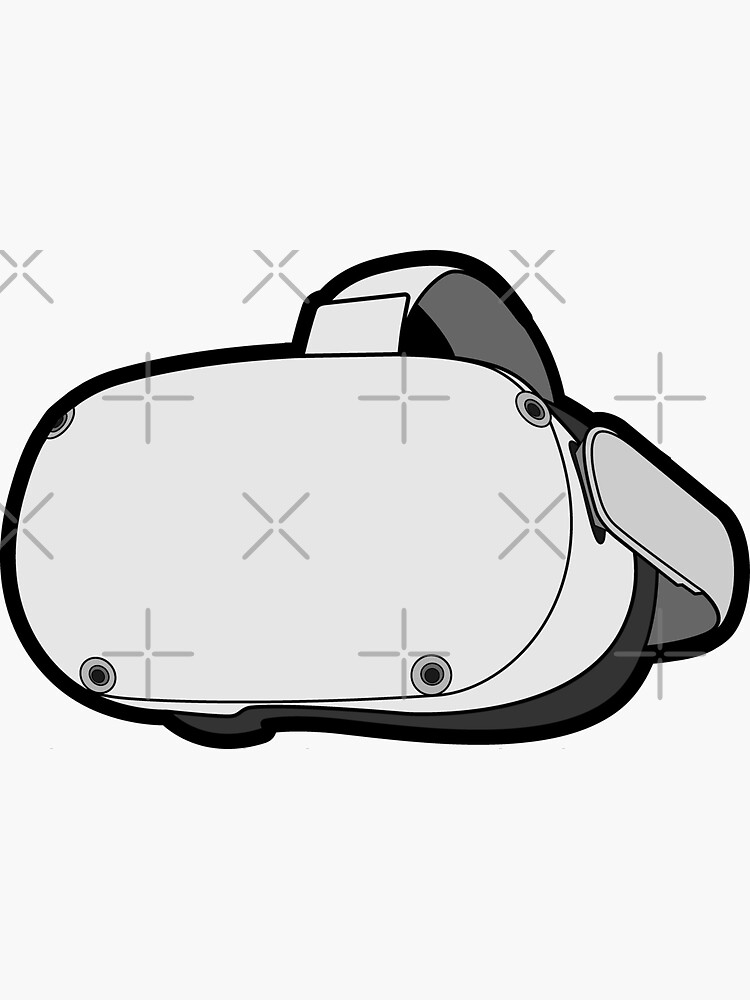 "Original White Oculus Meta Quest 2 - VR" Sticker for Sale by ...