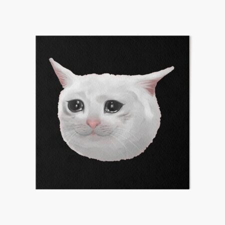 "Sad Cat Meme" Art Board Print for Sale by mo91 | Redbubble