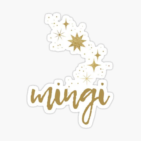 "Mingi" Sticker by trinityroses | Redbubble