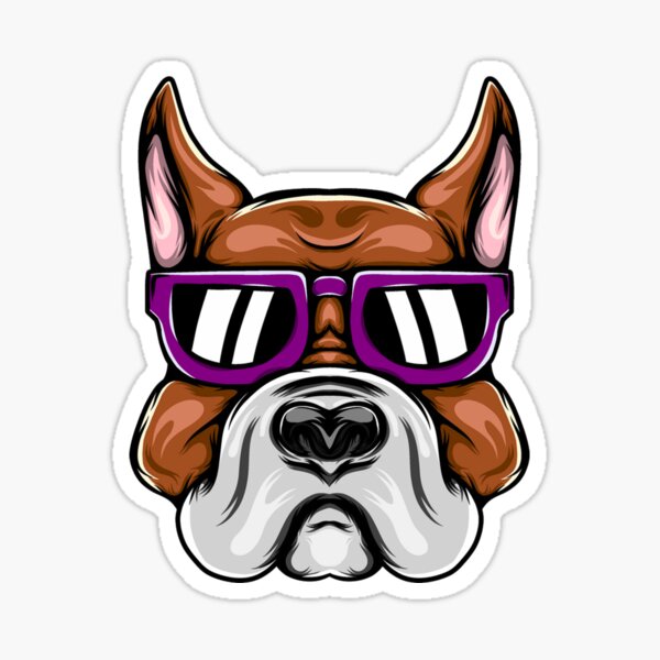 "dog competitor Essential |Dog Illustration | Detailed Pet Art" Sticker ...