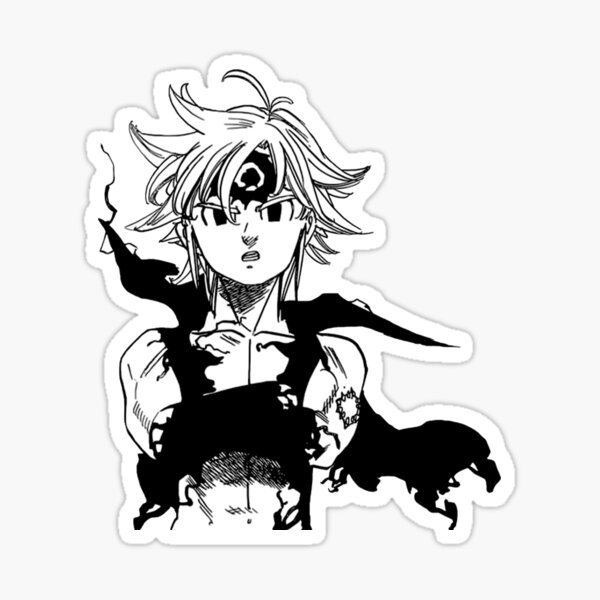 "meliodas seven deadly sins" Sticker by fresh-hoods | Redbubble