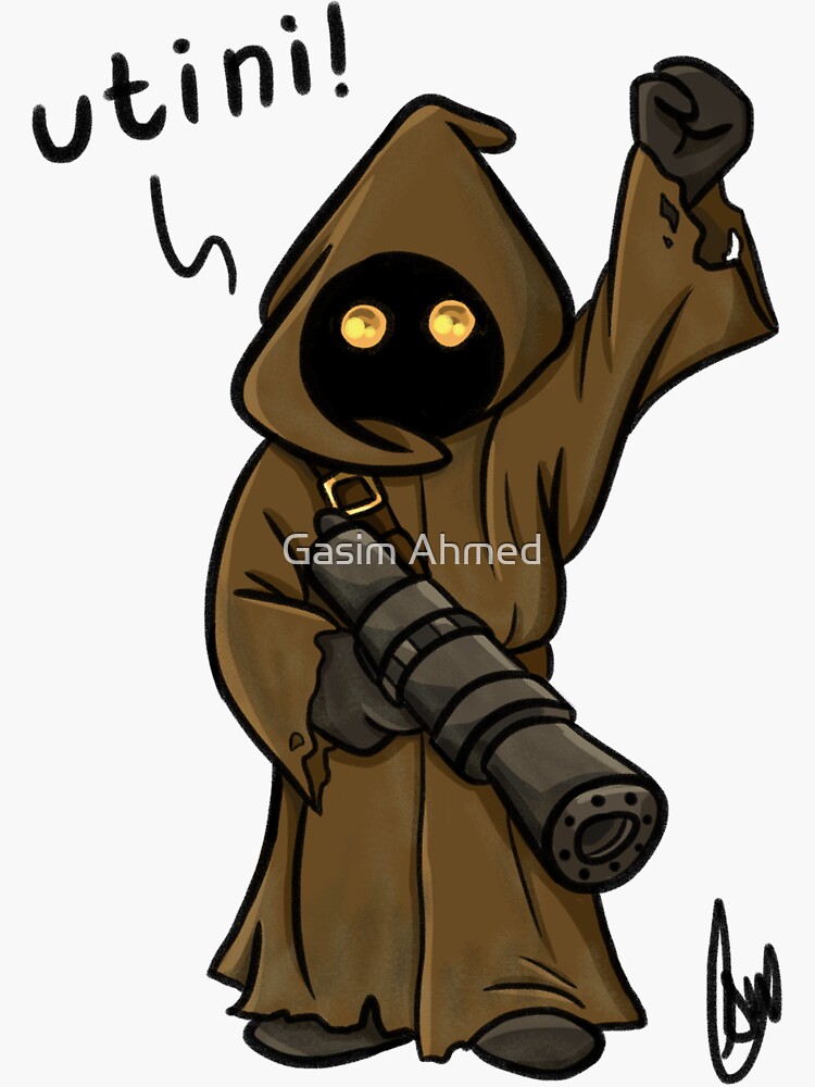 "utini" Sticker for Sale by Gasim Ahmed | Redbubble