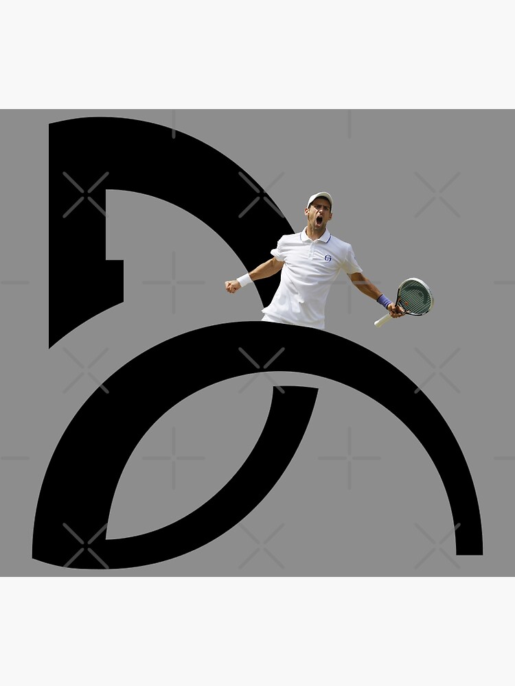 "Novak Djokovic Logo With Novak" Poster by TeesFashion | Redbubble