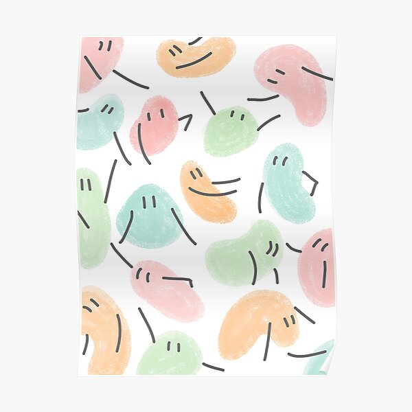 "Cute Blobs" Poster for Sale by tazzly | Redbubble