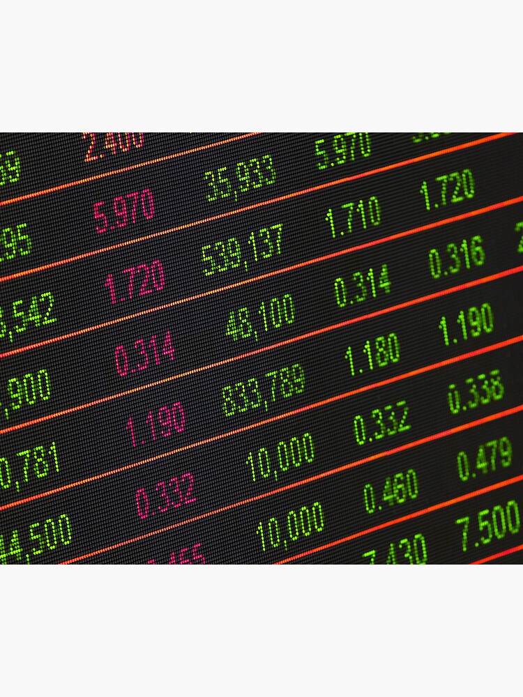 "stock market" Sticker by Parveen890 | Redbubble