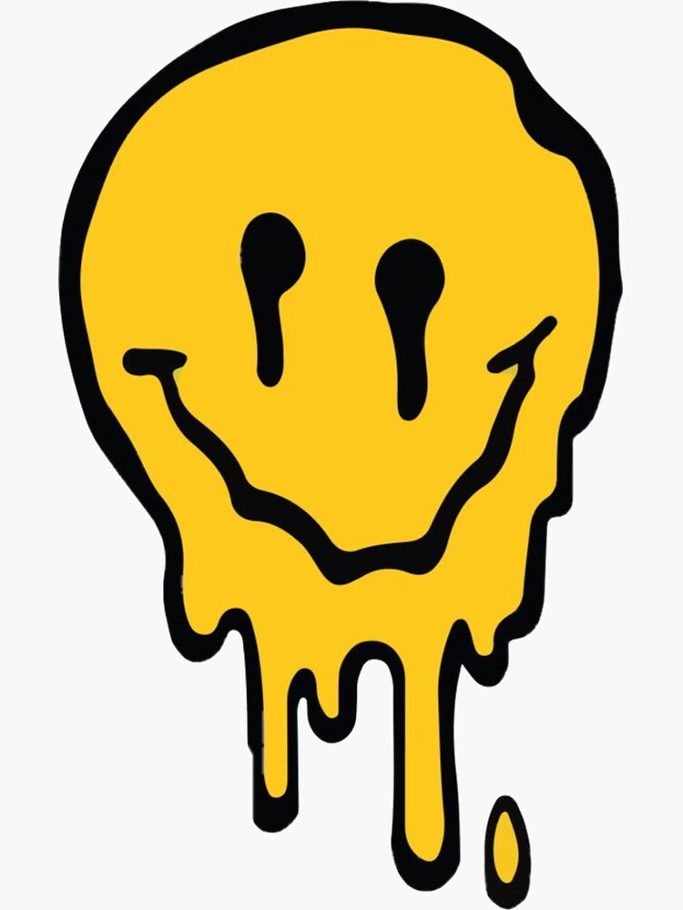 "Indie/y2k simple aesthetic smiley face" Sticker by Bomberzglitz ...