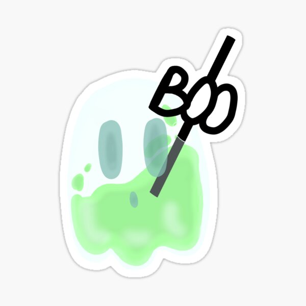 "Boo-berry Juice" Sticker by FoxMintTea | Redbubble