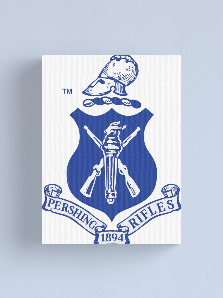 "Blue Pershing Rifles" Canvas Print for Sale by niamhpreston | Redbubble