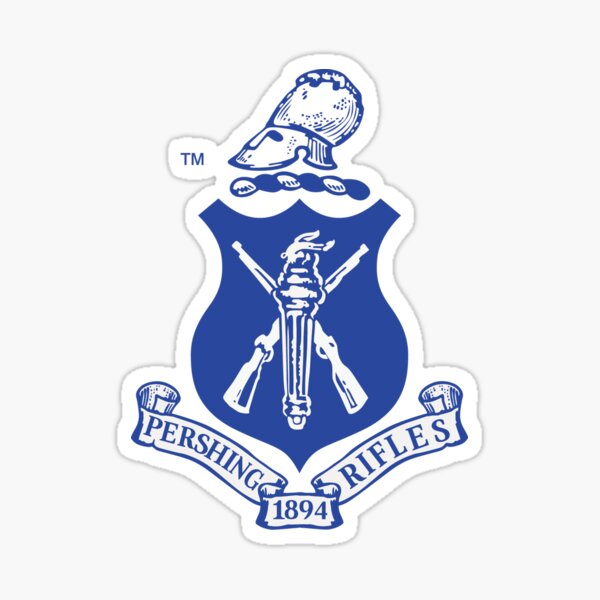 "Blue Pershing Rifles" Sticker for Sale by niamhpreston | Redbubble