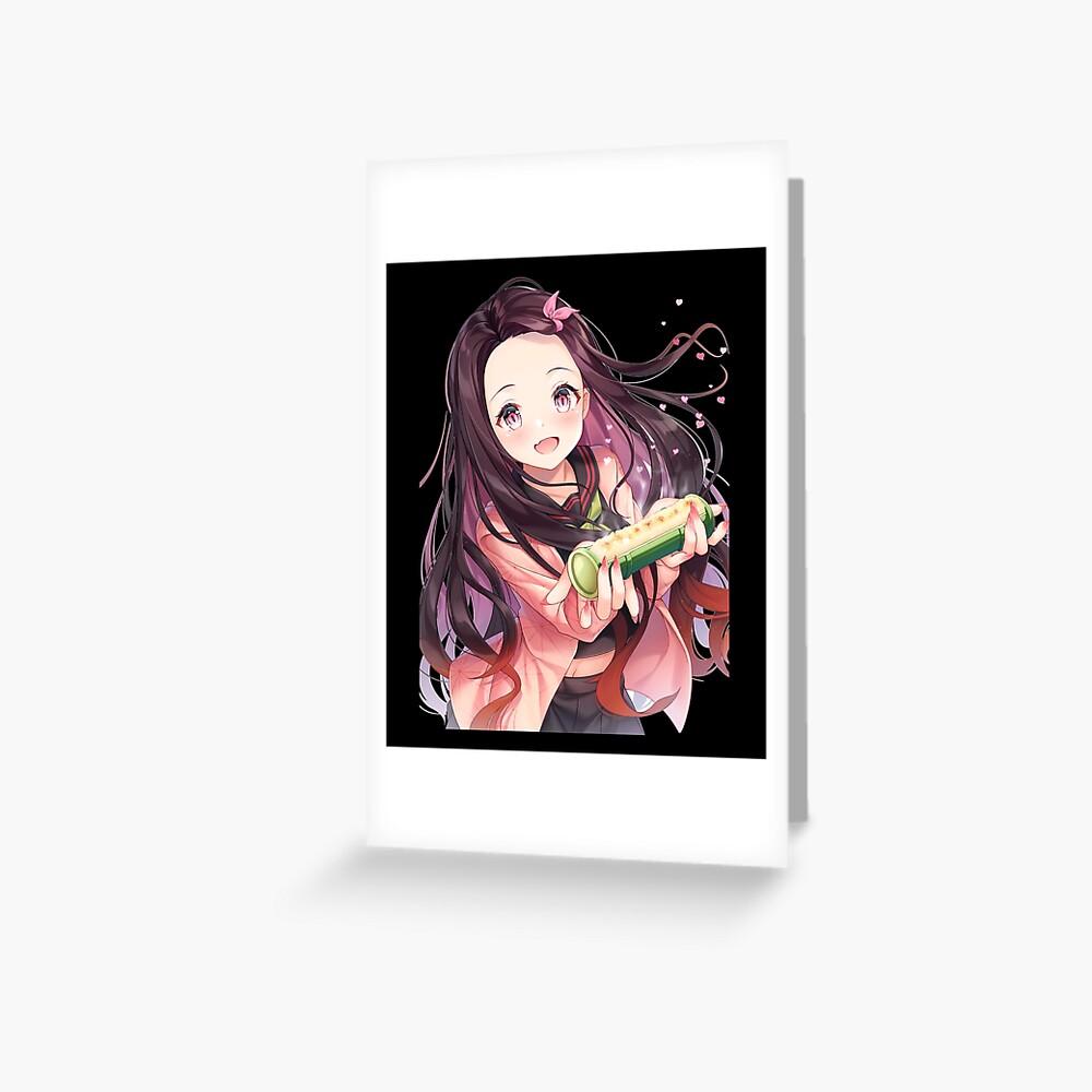 " Nezuko Kamado - Kimetsu No Yaiba" Greeting Card by OtakuEmporium ...