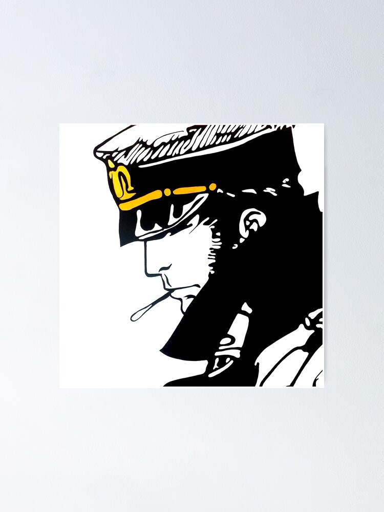"Corto Maltese - Iconic Figure" Poster for Sale by MondrianuM | Redbubble