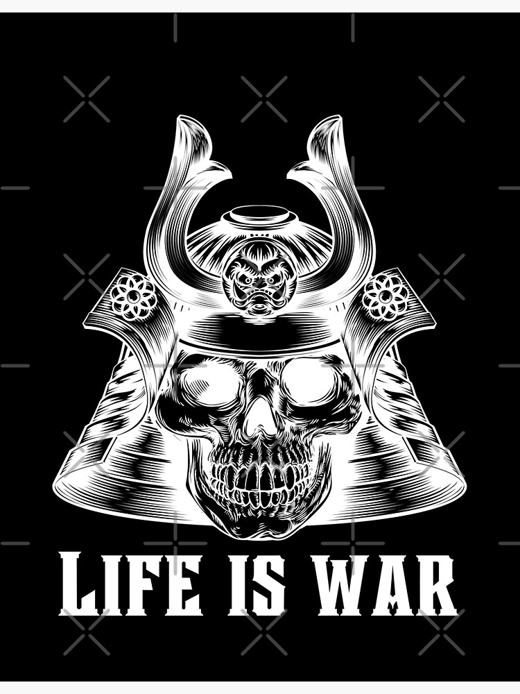 "Life is war " Sticker by Olajr1 | Redbubble