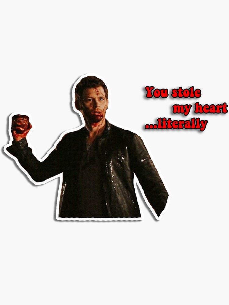 "Valentine's day Klaus" Sticker for Sale by Rosegirlgirl | Redbubble
