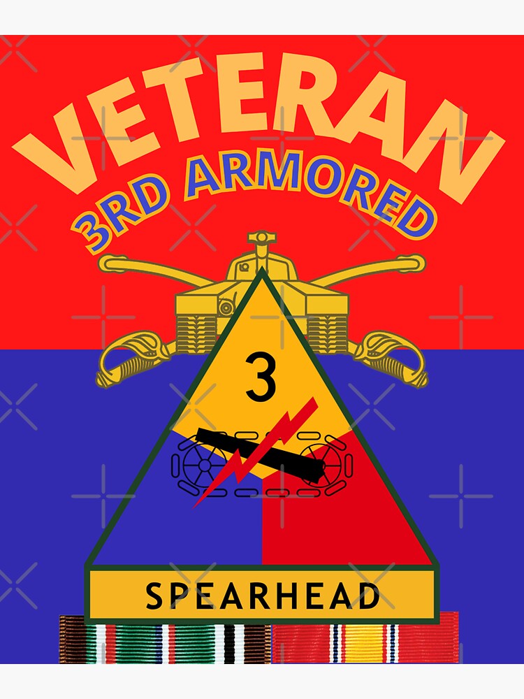 "3rd Armor div" Sticker by AnaheimTeePlus4 | Redbubble