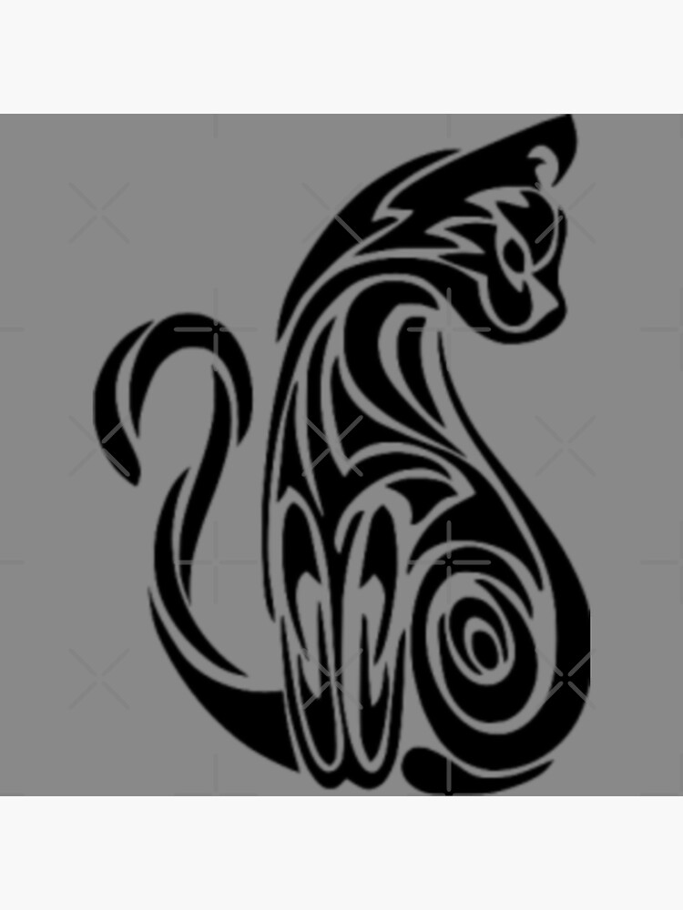 "Cat In Lotus Tattoo" Poster for Sale by Intimo | Redbubble