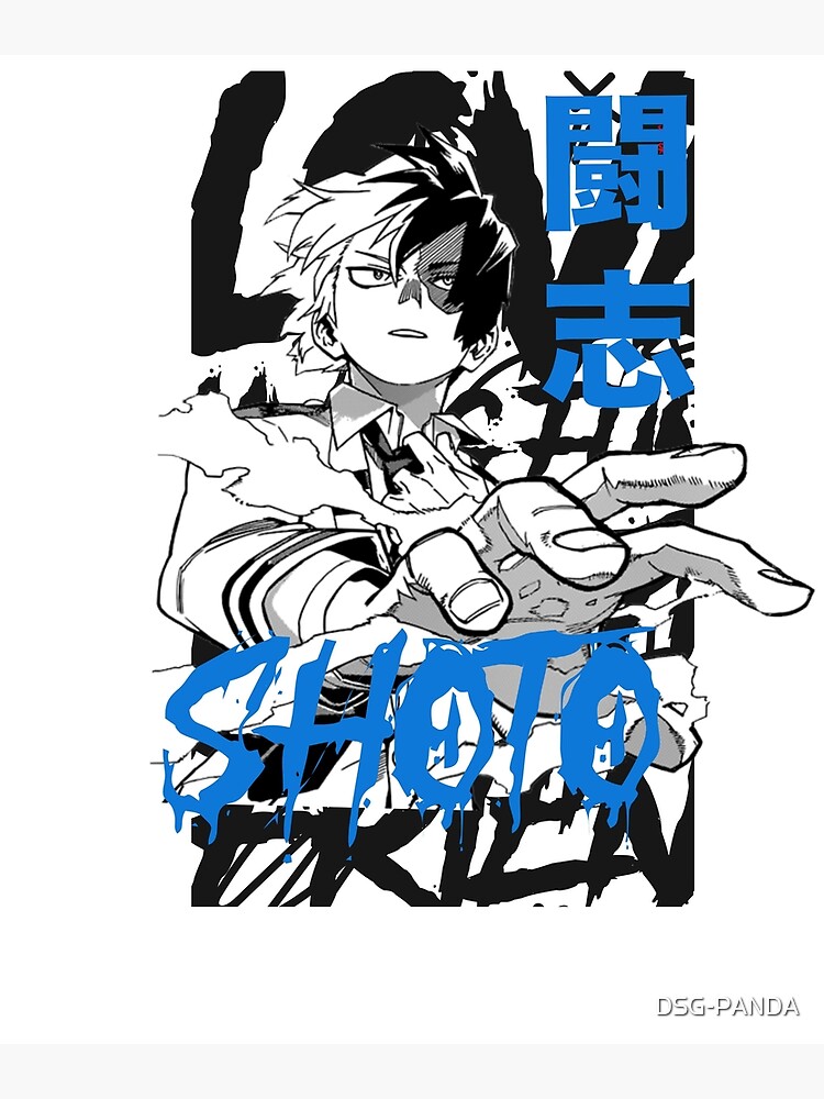 "ice make shoto my hero" Poster by DSG-PANDA | Redbubble