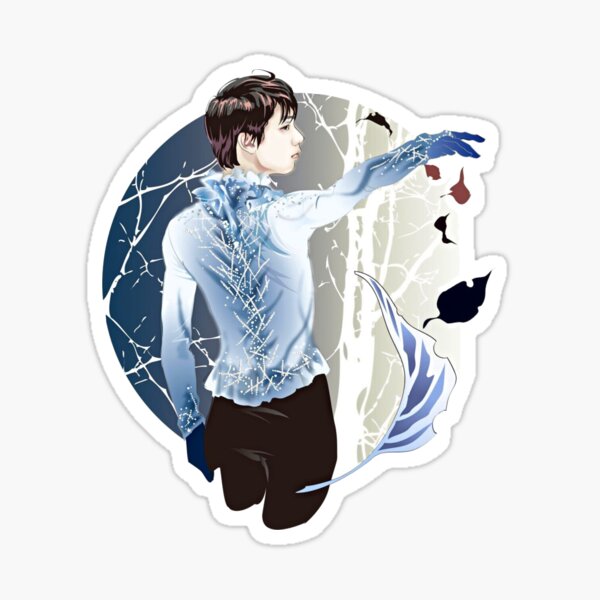 "Yuzuru Hanyu - Olympic Medalist - Artistic" Sticker for Sale by ...