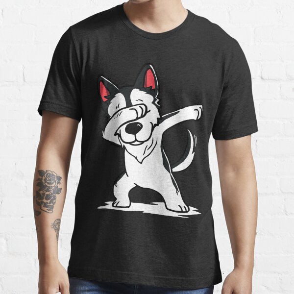 "Husky Dab Dance Gif" T-shirt for Sale by Bartonx | Redbubble | dabbing ...