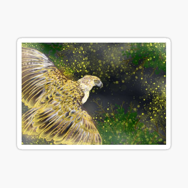 "Philippine Eagle Guardian" Sticker for Sale by Moonuniversal13 | Redbubble