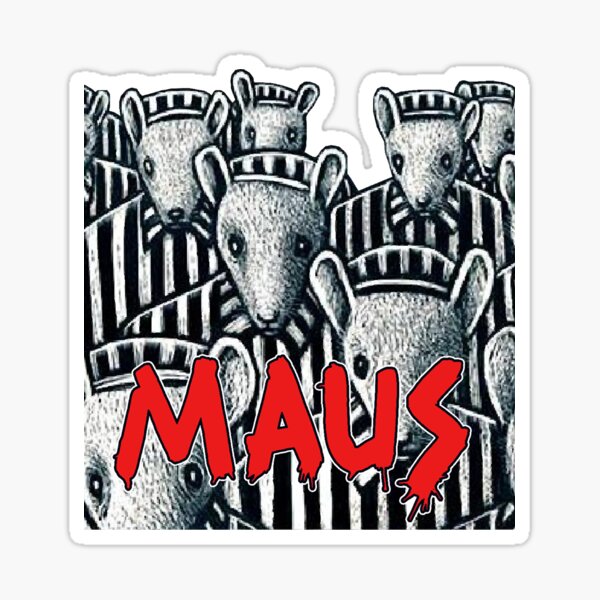 "Maus Book Classic" Sticker by eleanorsophia | Redbubble