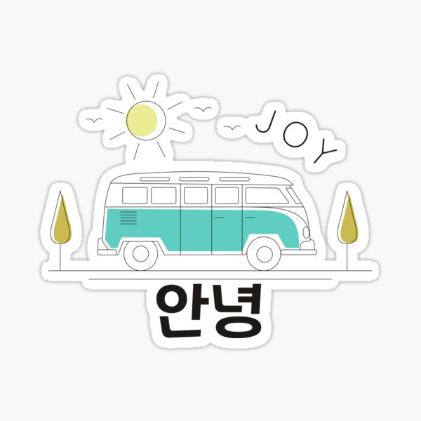 "Joy - Red Velvet - Hello Inspired" Sticker by trinityroses | Redbubble