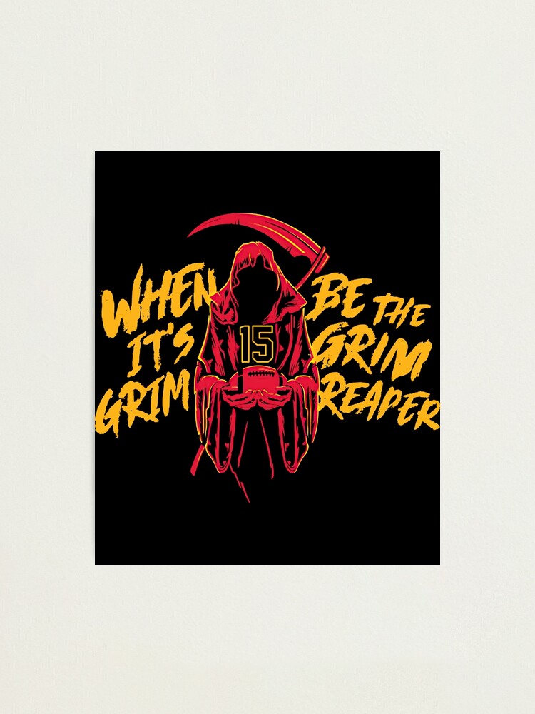 "Kansas City Chiefs Grim Reaper " Photographic Print for Sale by ...