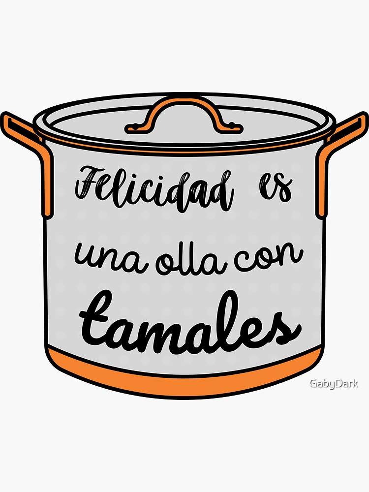 "Tamales" Sticker by GabyDark | Redbubble
