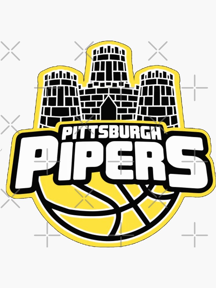 "Pittsburgh Pipers ABA Basketball Vintage Logo" Sticker by kdpearce1 ...
