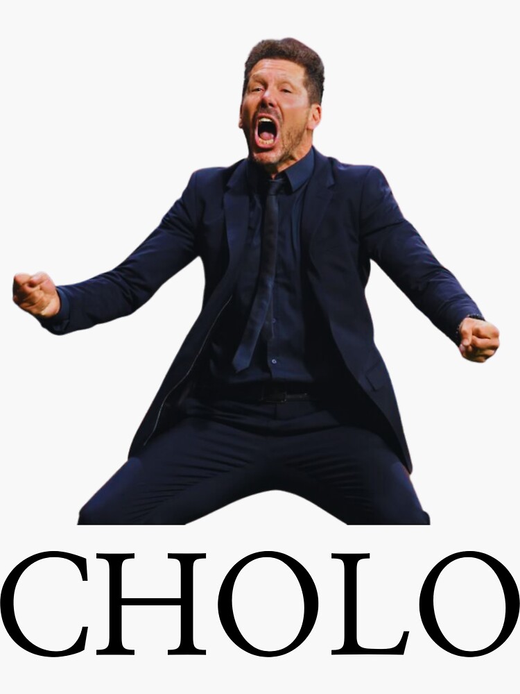 "Diego Simeone, Cholo " Sticker for Sale by DiegoUrz | Redbubble
