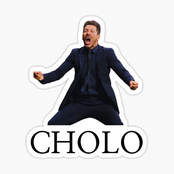 "Diego Simeone, Cholo " Sticker for Sale by DiegoUrz | Redbubble