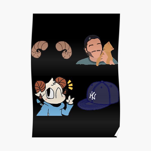 "Jschlatt images Sticker" Poster for Sale by ElysiaGevieve | Redbubble