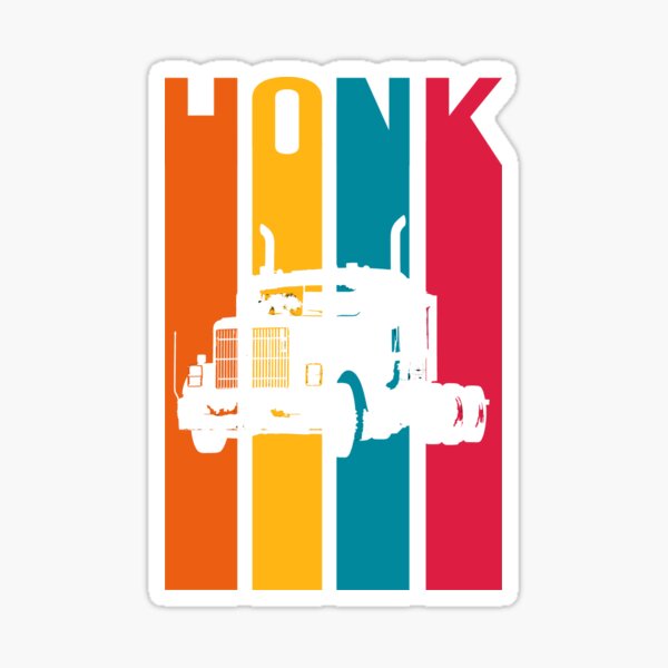 "Truckers Convoy Honk " Sticker for Sale by LeNew | Redbubble