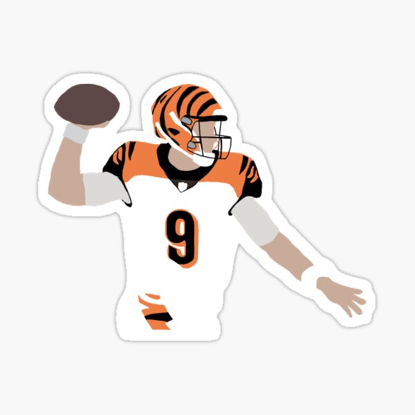 "Joe Burrow" Sticker by Rusanovstanimir | Redbubble