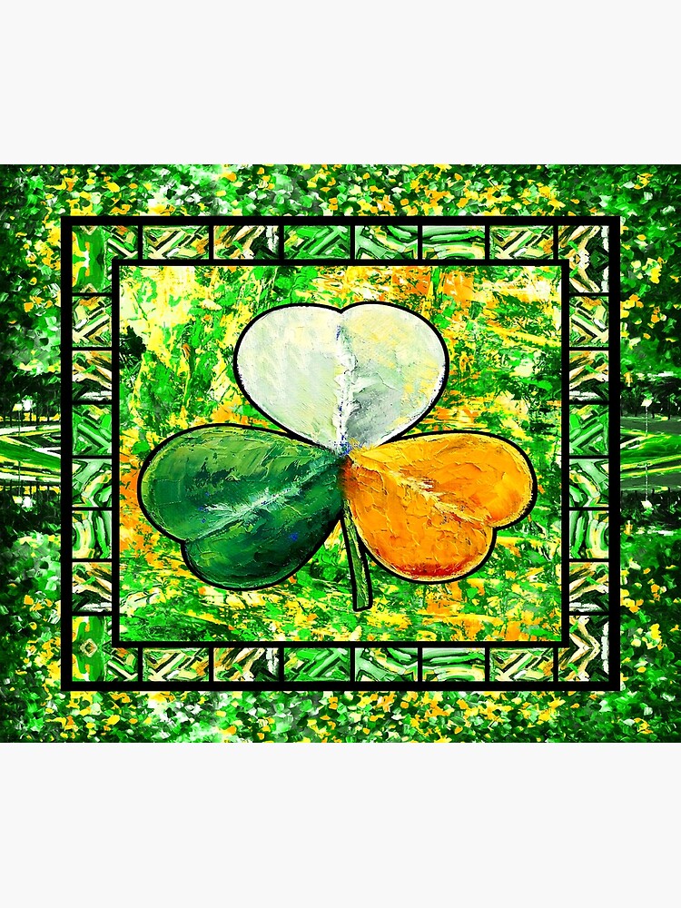 "Irish Shamrock Paint Color" Poster for Sale by SweetPea49 | Redbubble
