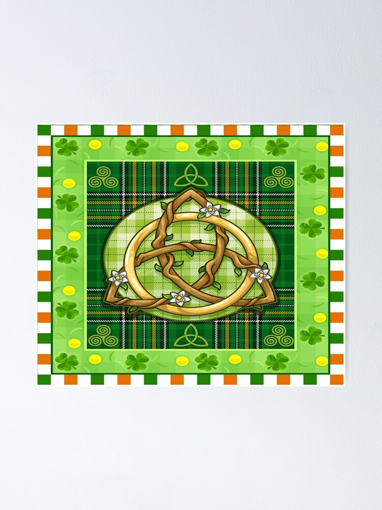 "Irish Triquetra Tree Celtic" Poster for Sale by SweetPea49 | Redbubble
