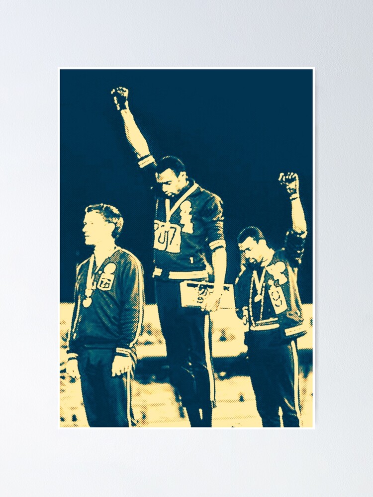 "MEXICO OLYMPICS CIVIL RIGHTS PROTEST 1968" Poster for Sale by ...