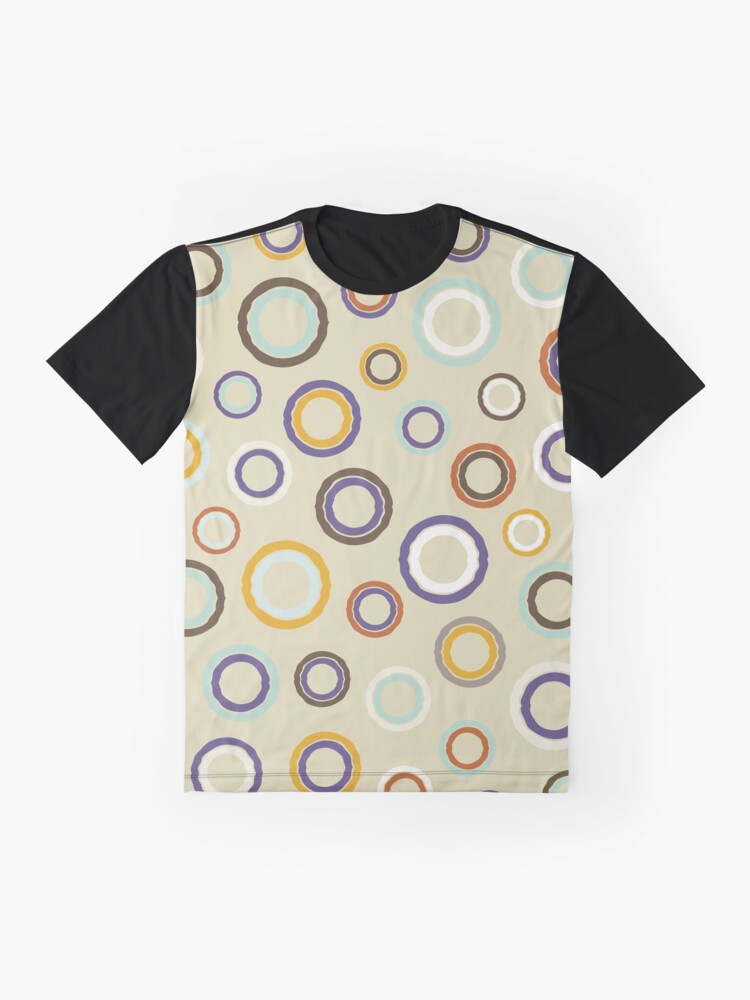 "Sirkel, Roughen Circle Shape Pattern in Retro Color Scheme" T-shirt by ...